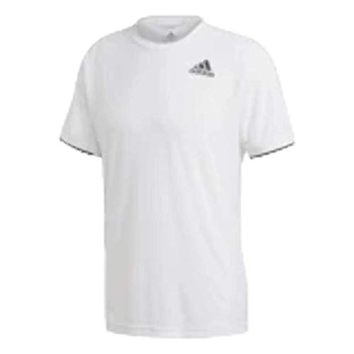 adidas Men's Tennis Freelift Tee White Small