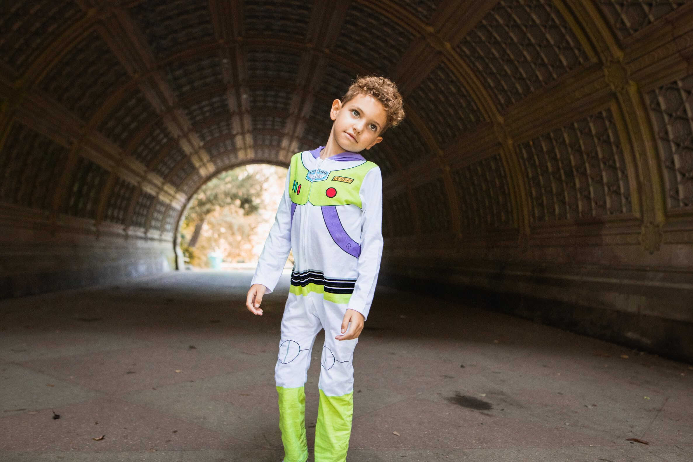 Disney Pixar Toy Story Buzz Lightyear Toddler Boys Zip Up Cosplay Coverall 2T