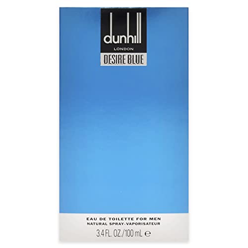 Dunhill Desire Blue Eau de Toilette Cologne Spray For Men, 3.4 Fl. Oz