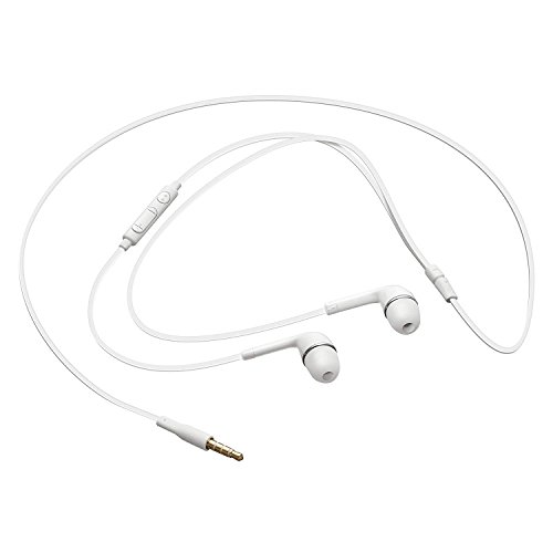 New OEM Samsung 3.5mm PREMIUM SOUND/ Stereo Earbud Headphones for Galaxy S6 S6 Edge S5 S4 Note Edge 4 3 2 EO-EG900BW (Bulk Packaging)