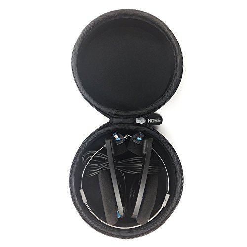 Koss Porta Pro Official Hard Carry Case, Hard Shell Construction, Designed Specifically for Porta Pro, Black
