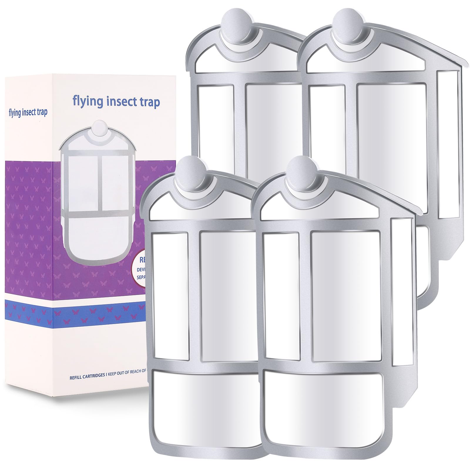 6 Pack Refill Cartridge Kit Compatible with ZEVO Plug-in Light M364 and Max, Replacement 100% Fit (6PC)