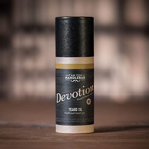 CanYouHandlebar Beard Oil for Men, Natural Beard Care Conditioner Moisturizer Softener Grooming Product, Patchouli and Floral Scent, 1oz Dropper Bottle