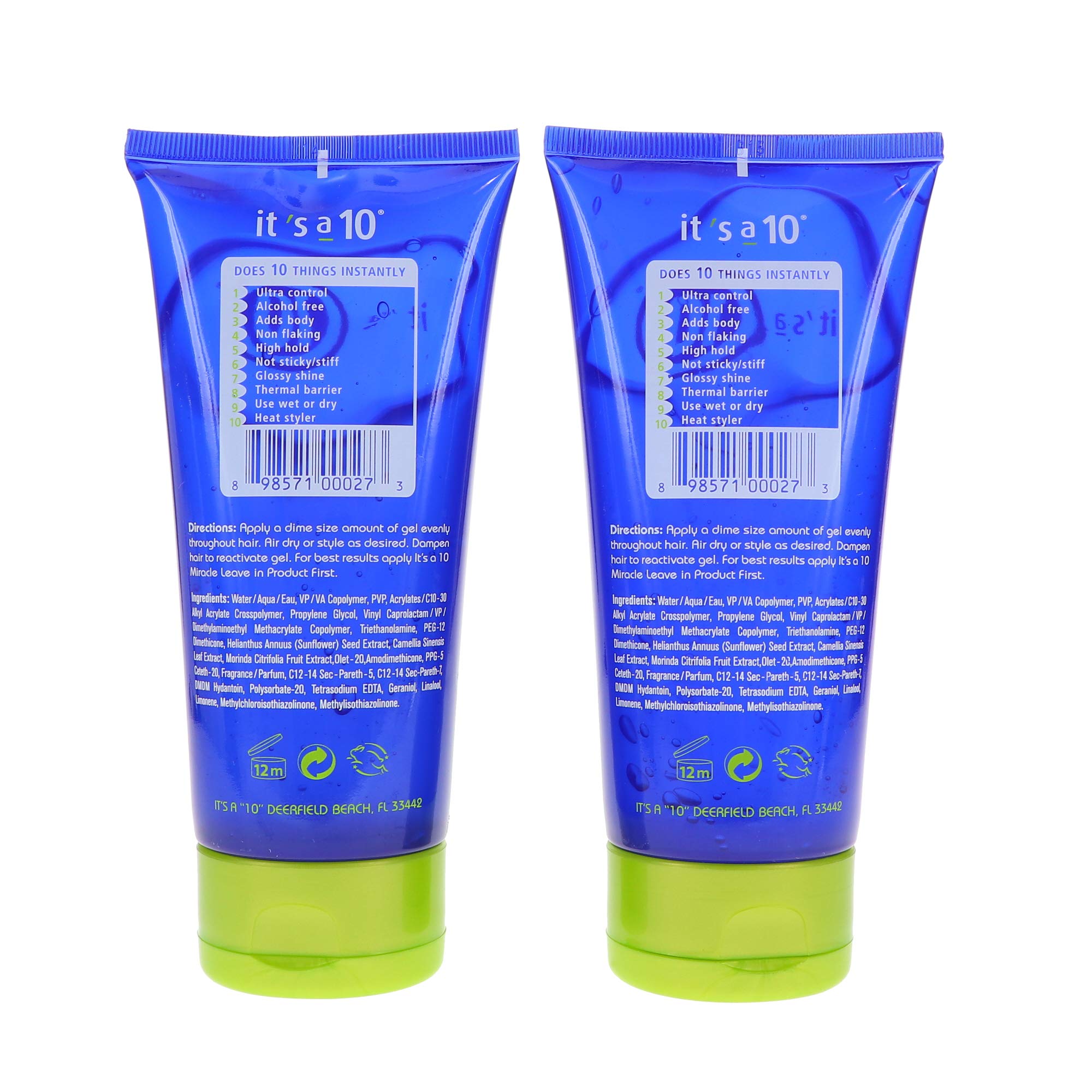 it's a 10 Haircare Miracle Firm Hold Gel, 5 fl. oz. (Pack of 2)