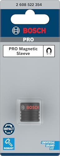 Bosch Professional 2608522354 Magnethülse (Zubehör für mit Doppelklinge, Magnetic Sleeve Accessory for Impact Control Bits with Double Blade, Pick and Click, Size