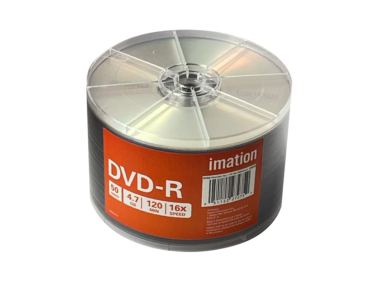 DVD-R 16X 4.7GB 50 Bulk Pack