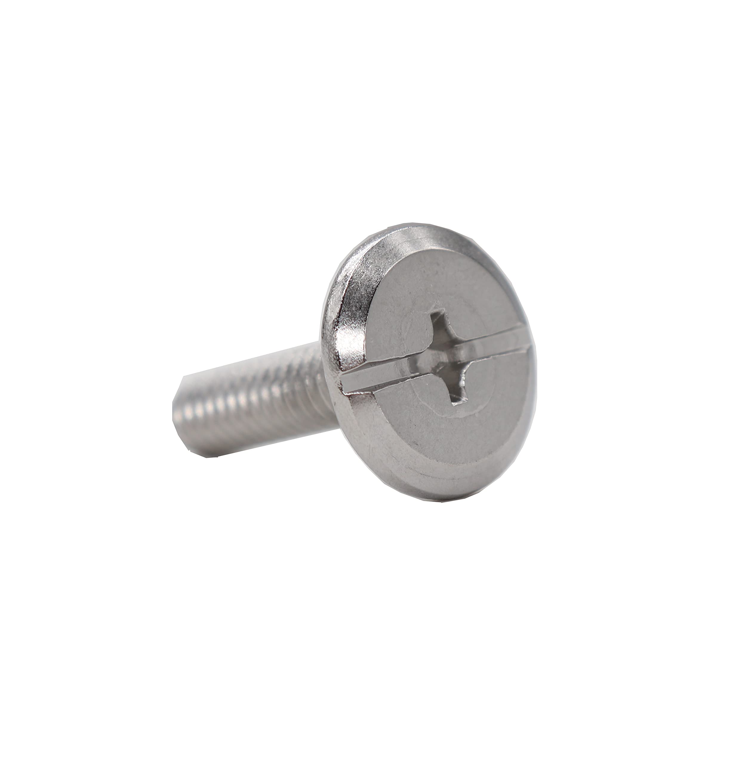cSeao 25-Pack 1/4"-20 x 1-1/2 Inches Hurricane Bolts, Sidewalk Screws Bolts, 304 Stainless Steel