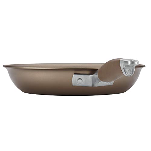Anolon Advanced Hard Anodized Nonstick Fry Pan/Skillet, 8 Inch, Brown Umber