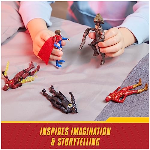 DC Comics, The Flash Ultimate Figure Set (Amazon Exclusive), 5 Action Figures with Accessories, 4-inch Collectible Kids Toys for Boys and Girls 3+