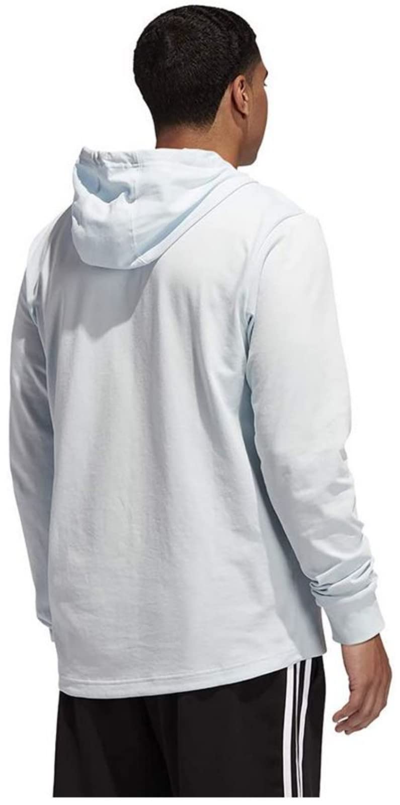 adidas mens Over-the-Head Pullover Sky Tint/Team Royal Blue Medium