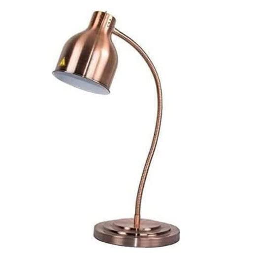 Freestanding Food Heat Lamp with 250w Bulb Food Warmer Light Heating Food Lamps for Buffet Restaurant Home Catering,Copper
