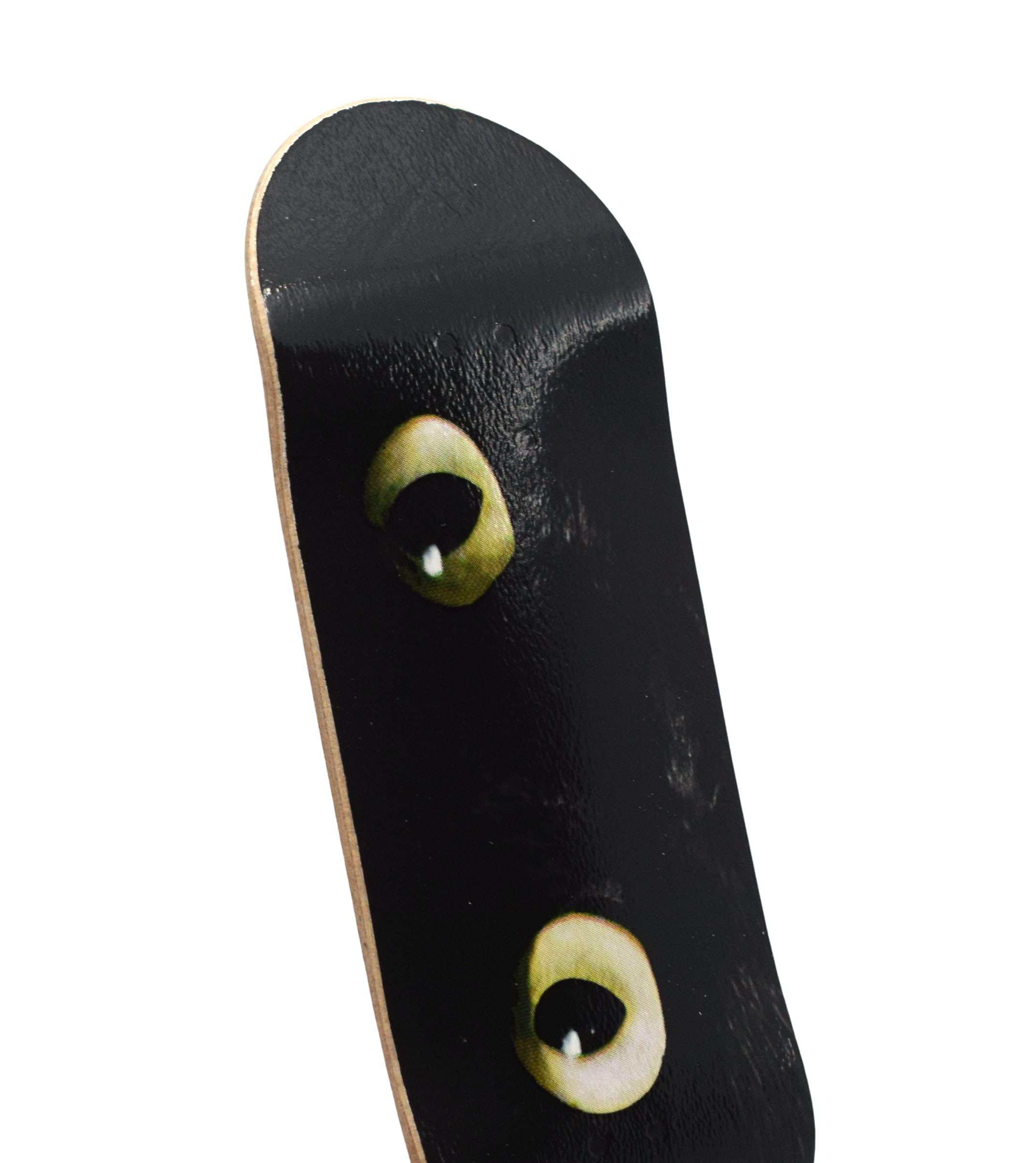 Teak Tuning Premium Fingerboard Graphic Deck, Midnight Stare - 34mm x 97mm - Heat Transfer Graphics, Pro Shape & Size - Pre-Drilled Holes - Includes Prolific Foam Tape