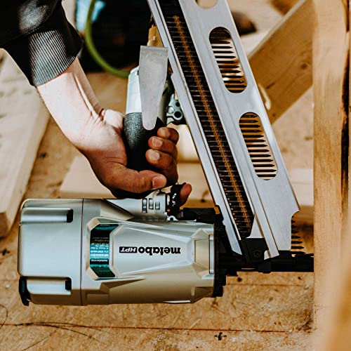 Metabo HPT Framing Nailer | High Grade Aluminum Magazine | Pneumatic | Framing Nails 2-Inch to 3-1/4-Inch | Rafter Hook | NR83A5(S1)