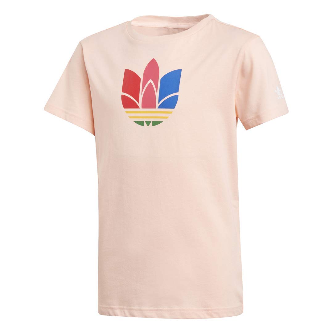 adidas Originals unisex-youth 3D Tee White/Multicolor 5T