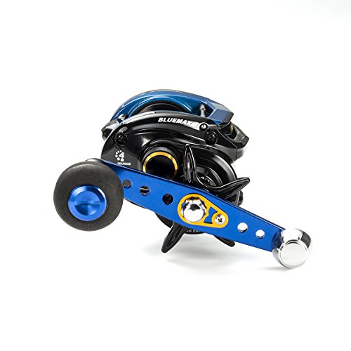 AbuGarcia BLUEMAX Ship 3 Right Hand Boat Fishing Power Handle Biaxle Reel Bait Reel