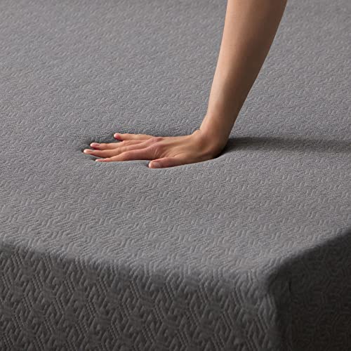Linenspa 8 Inch Gel and Bamboo-Charcoal Memory Foam Mattress β Firm Feel β Queen Mattress in a Box