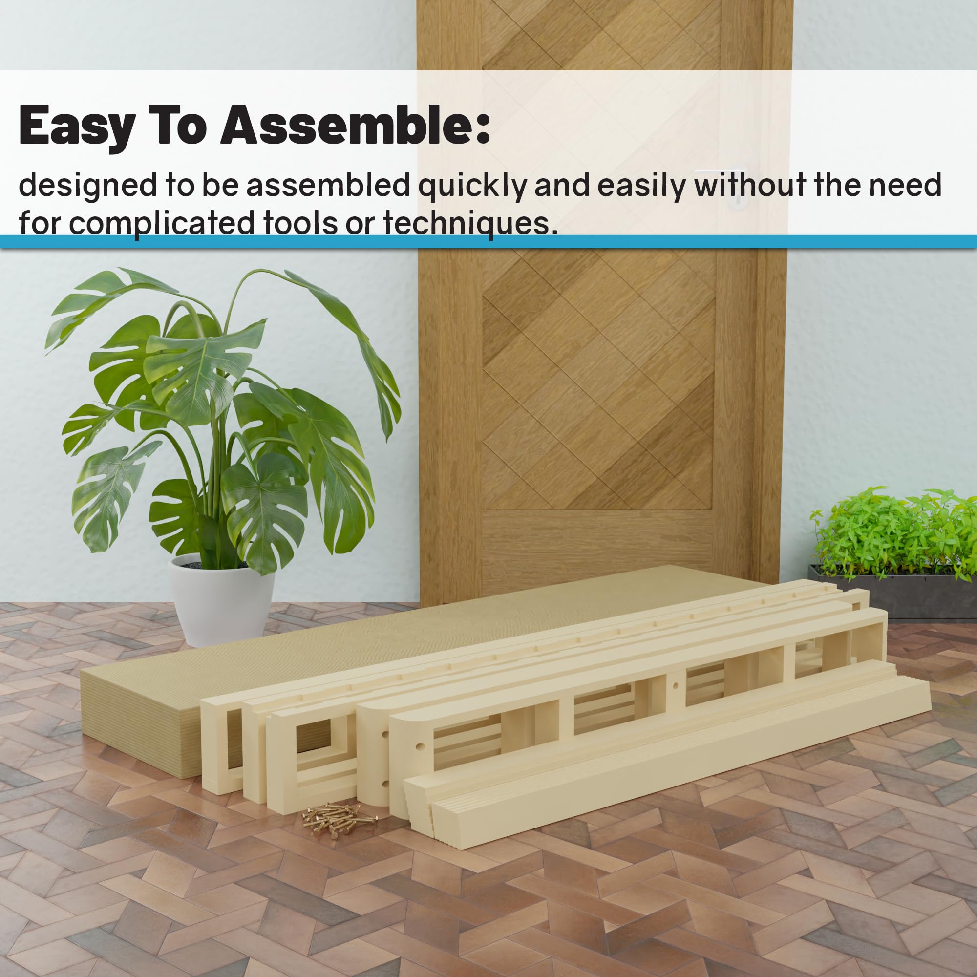 Greaton, 8-Inch Sturdy Box Spring for Mattress Support-Durable and Easy to Assemble Natural Wood Foundation for Full XL, White