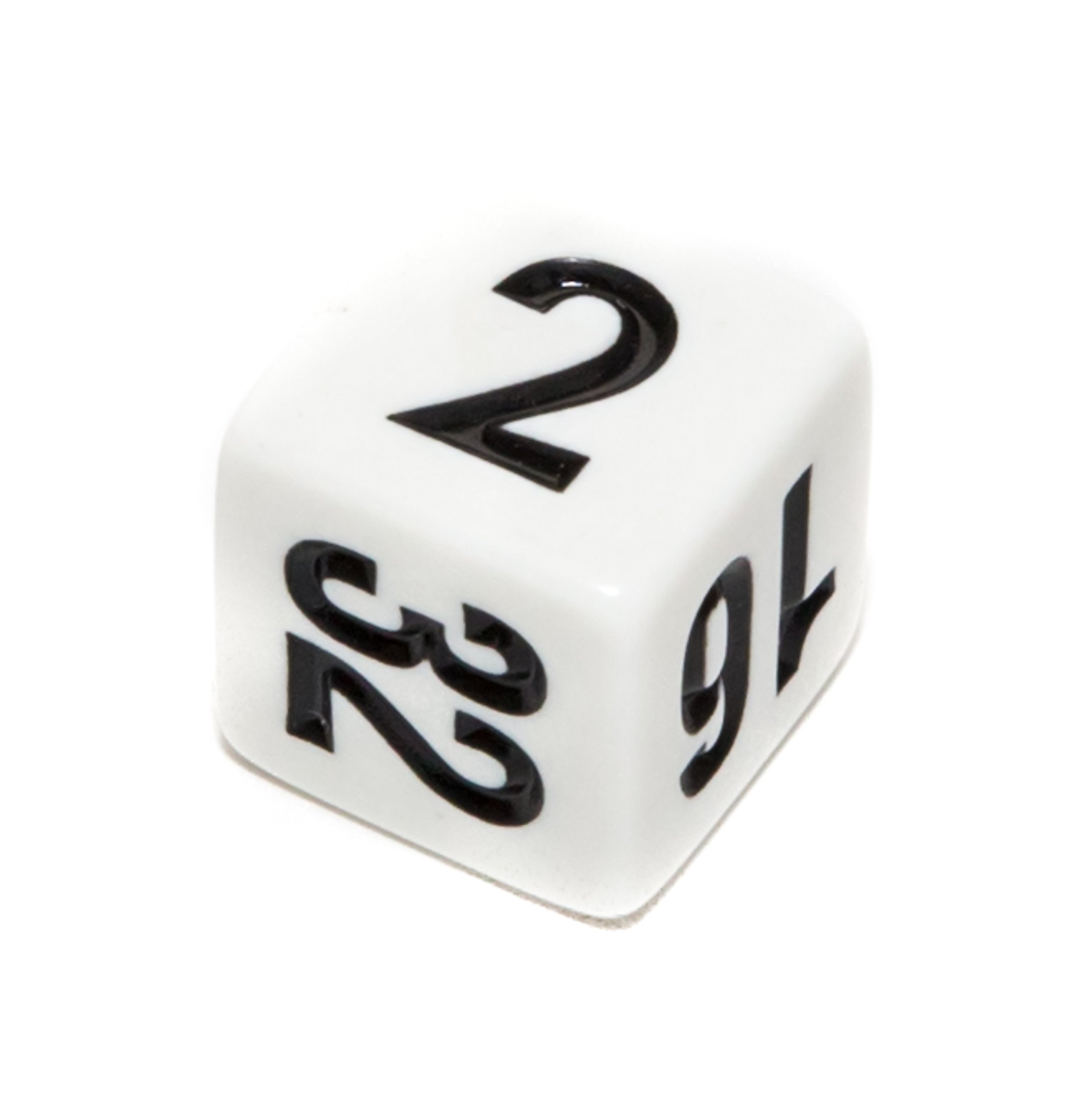 Bello Games Backgammon Doubling Cube 5/8" (16mm) in White