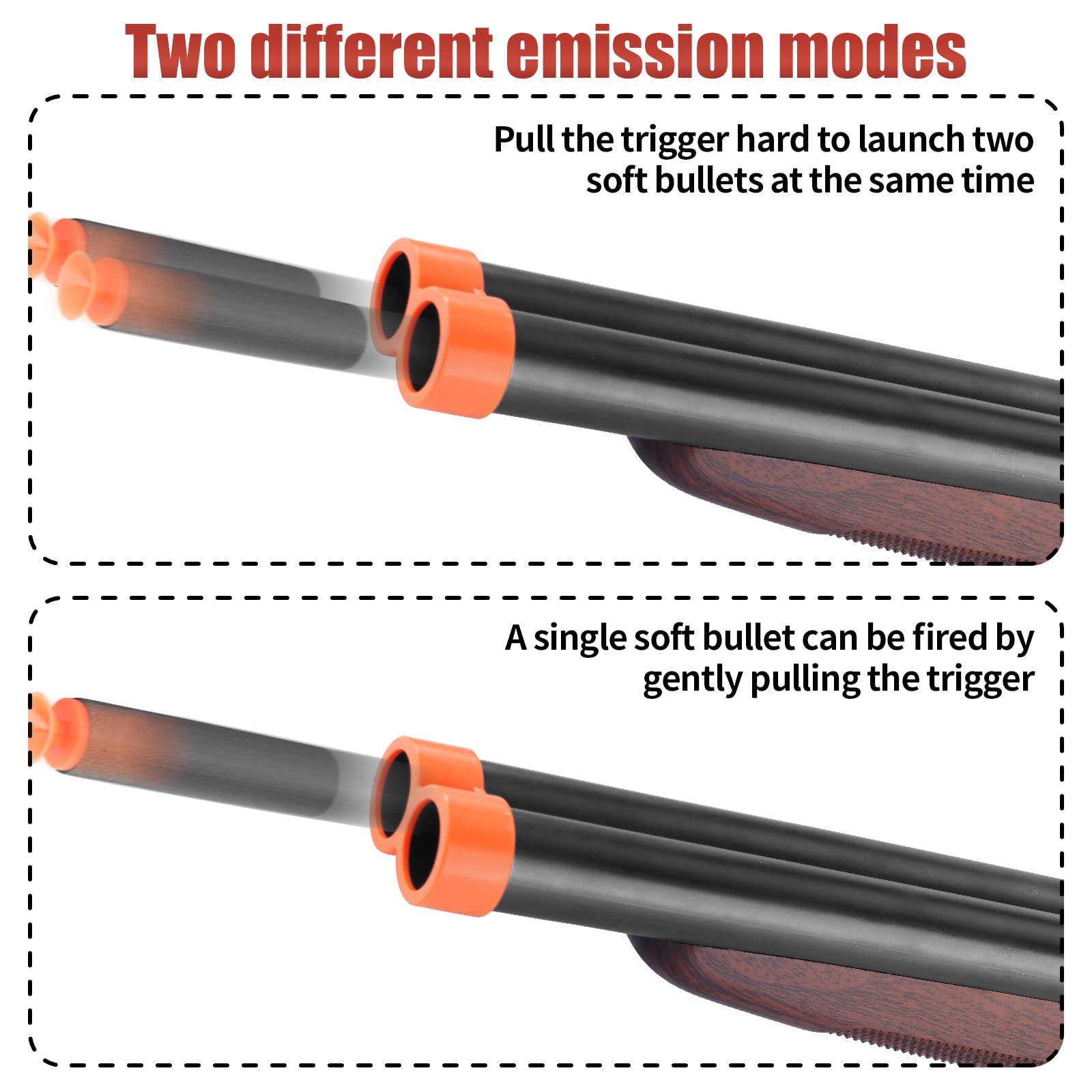 Eaciilee Toy Gun Soft Bullet Educational Model Shooting Games for 6+ Boys Toy Gun Soft Bullet Educational Mode