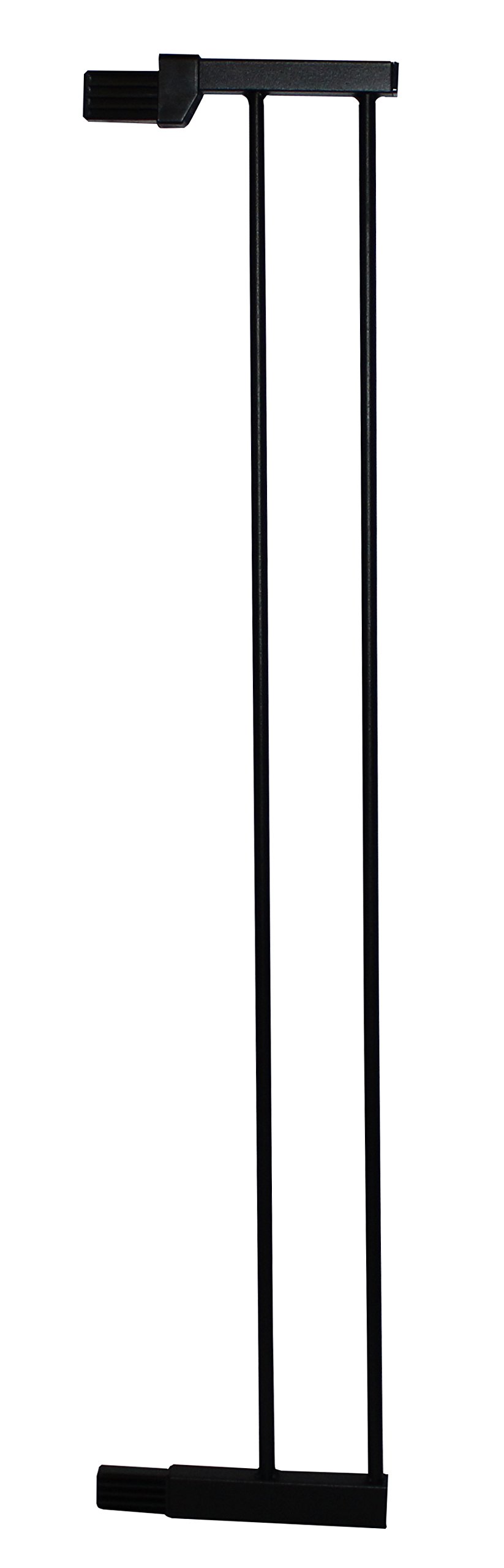 Cardinal Gates Medium Extension for Extra Tall Premium Pressure Gate, Black