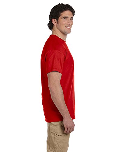 Fruit of the Loom 5 oz, 100% Heavy Cotton HD T-Shirt, XL, True RED