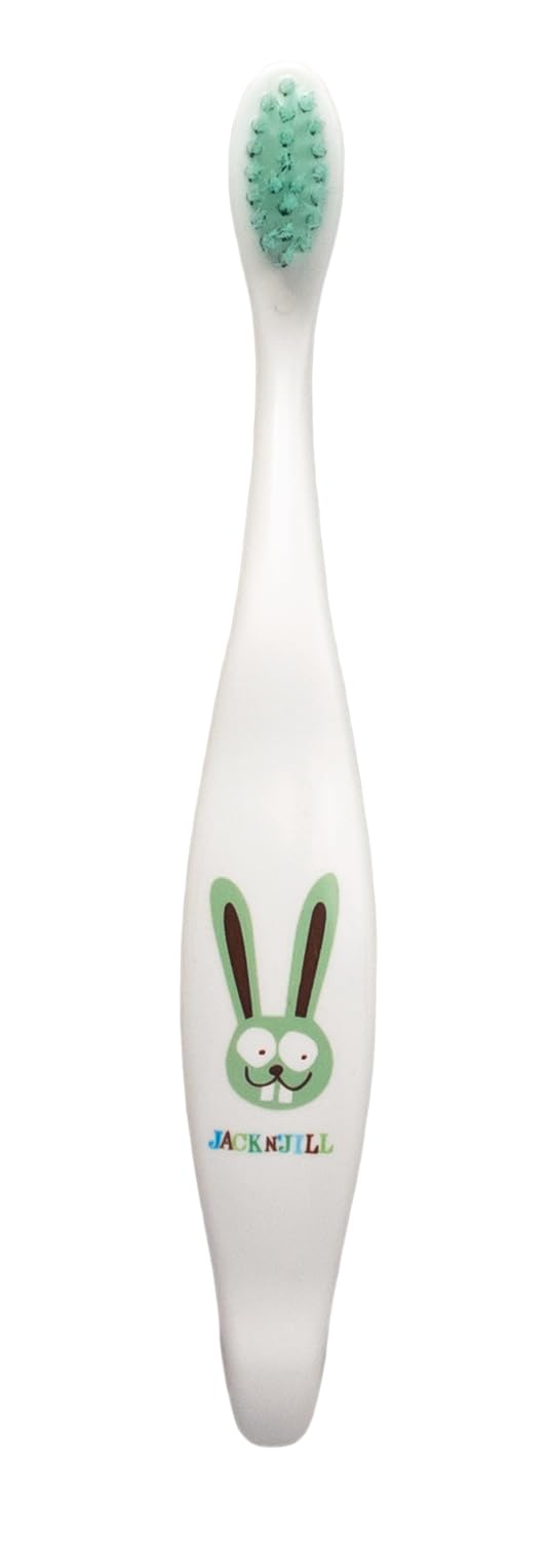 Jack N' Jill Bio Toothbrush (TM) Compostable & Biodegradable Handle BUNNY