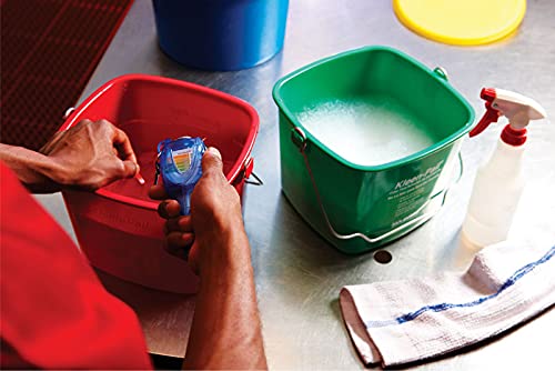 Carlisle FoodService Products San Jamar Kleen-PailĀ® Plastic Cleaning Bucket 8 Quarts Red
