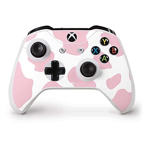 Skinit Decal Gaming Skin Compatible with Xbox One S Controller - Officially Licensed Originally Designed Pink Cow Print Design