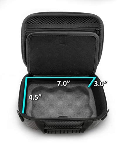 CASEMATIX Travel Carry Case Compatible with Square Terminal Reader, Printer Paper and Accessories with Adjustable Shoulder Strap, Case Only