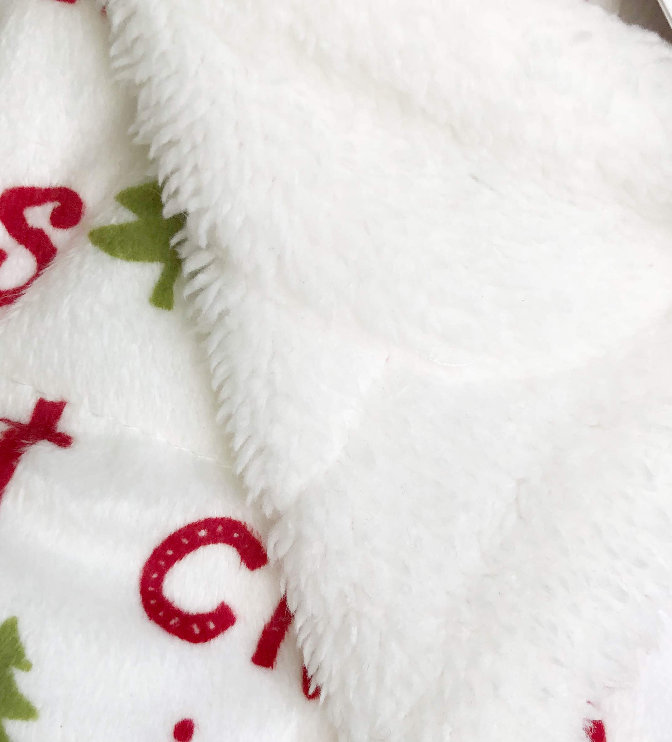SUAVEC Thro Micromink Decorative Christmas Baby Throw Blanket, 30" x 40" (Baby First Xmas)