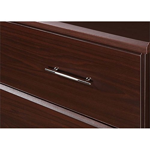 Home Square 2-Piece Set with Crib & 4 Drawer Chest in Espresso