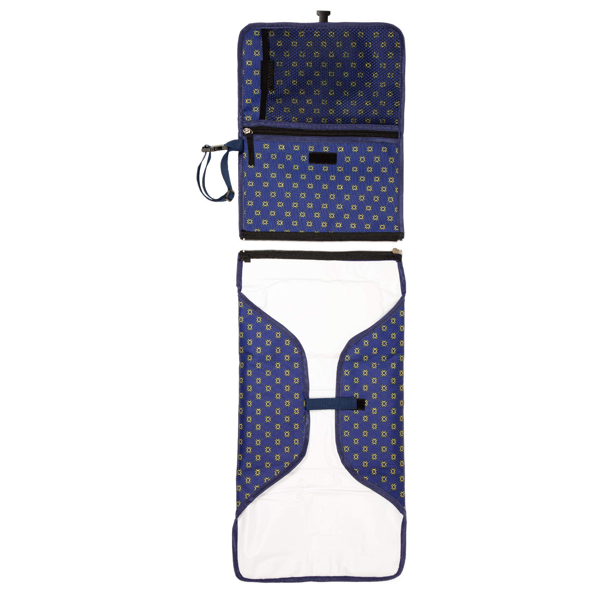 Portable Diaper Changing Pad with Head Pillow - Foldable Travel Diaper Station - Replaces Heavy Diaper Bag