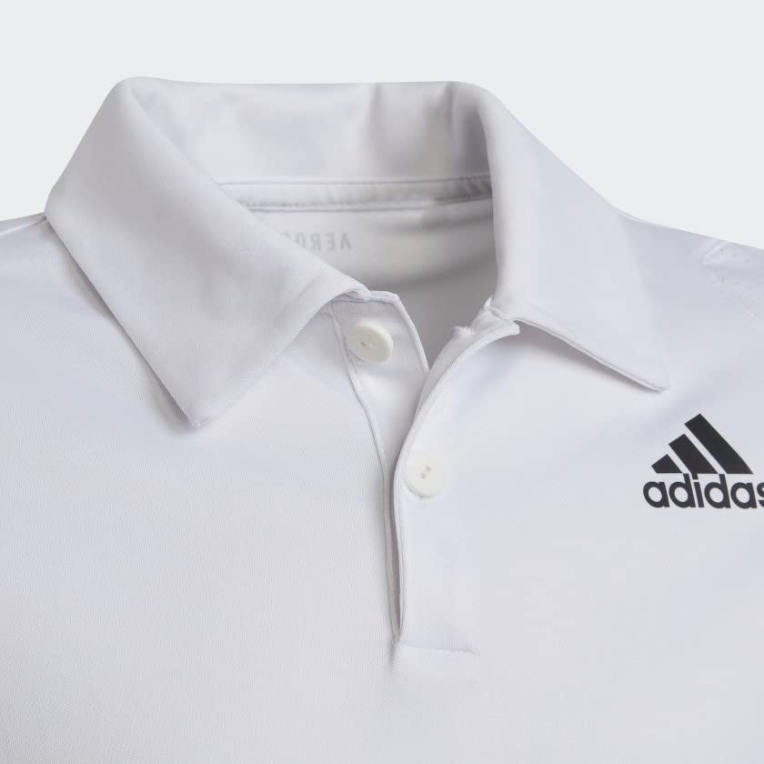 adidas unisex-child B Club Polo Black/White Small