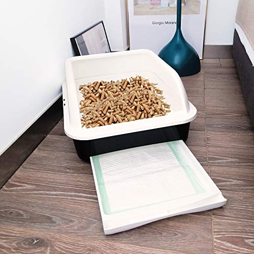 Petfamily Cat Litter Box Pads-Generic Refill for Tidy Cats Breeze Litter System,Litter Box Pads 16.9β x 11.4β-40 Count