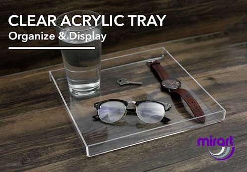 Mirart Clear Acrylic Tray (12 x 12)