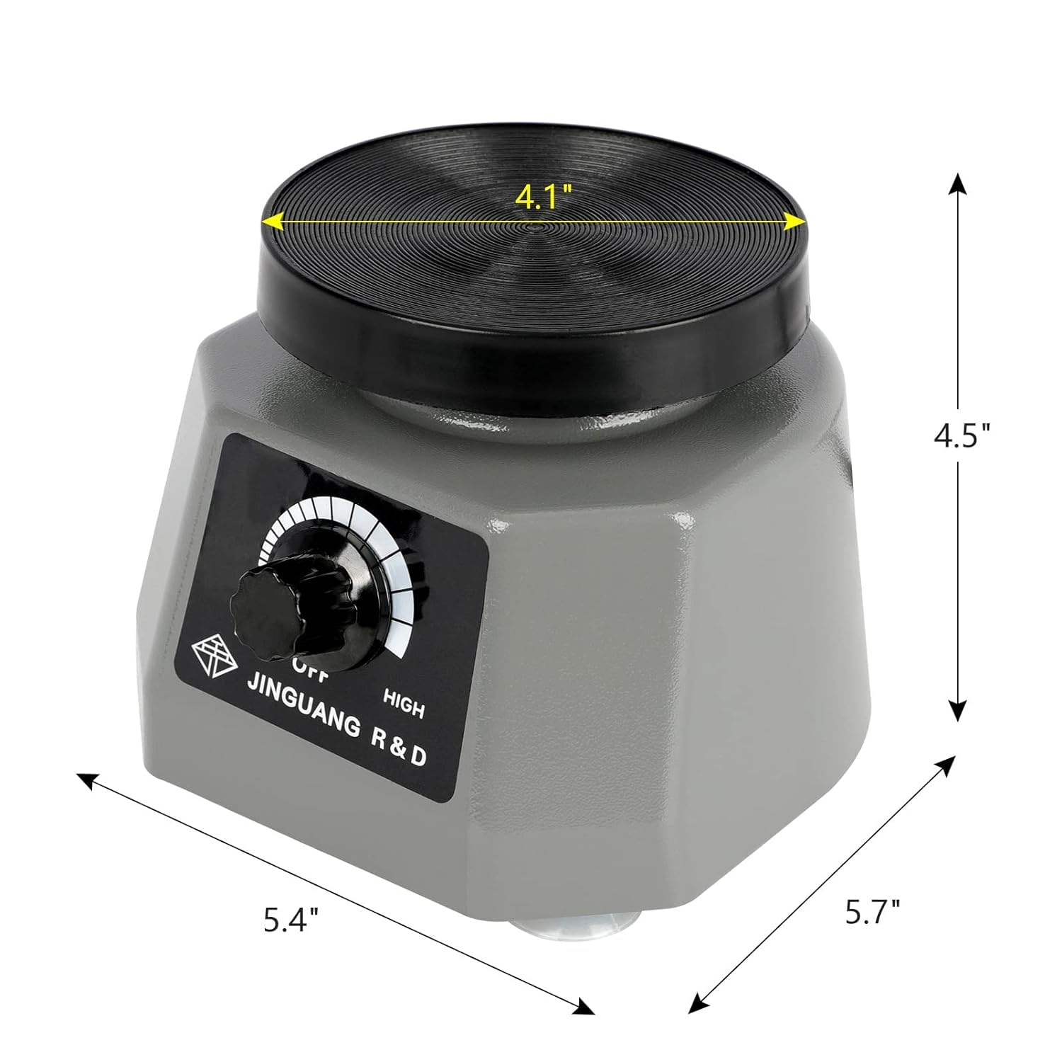 East Dental-Lab Vibrator 4" Round Dentist Equipment,