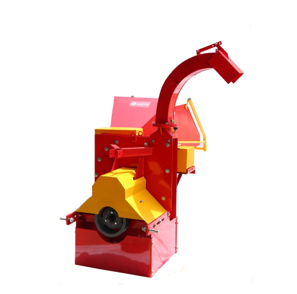 8" PTO Wood Chipper Tree Shredder 3 Point Wood Chipping Machine Tractor Implement Farm Equipment