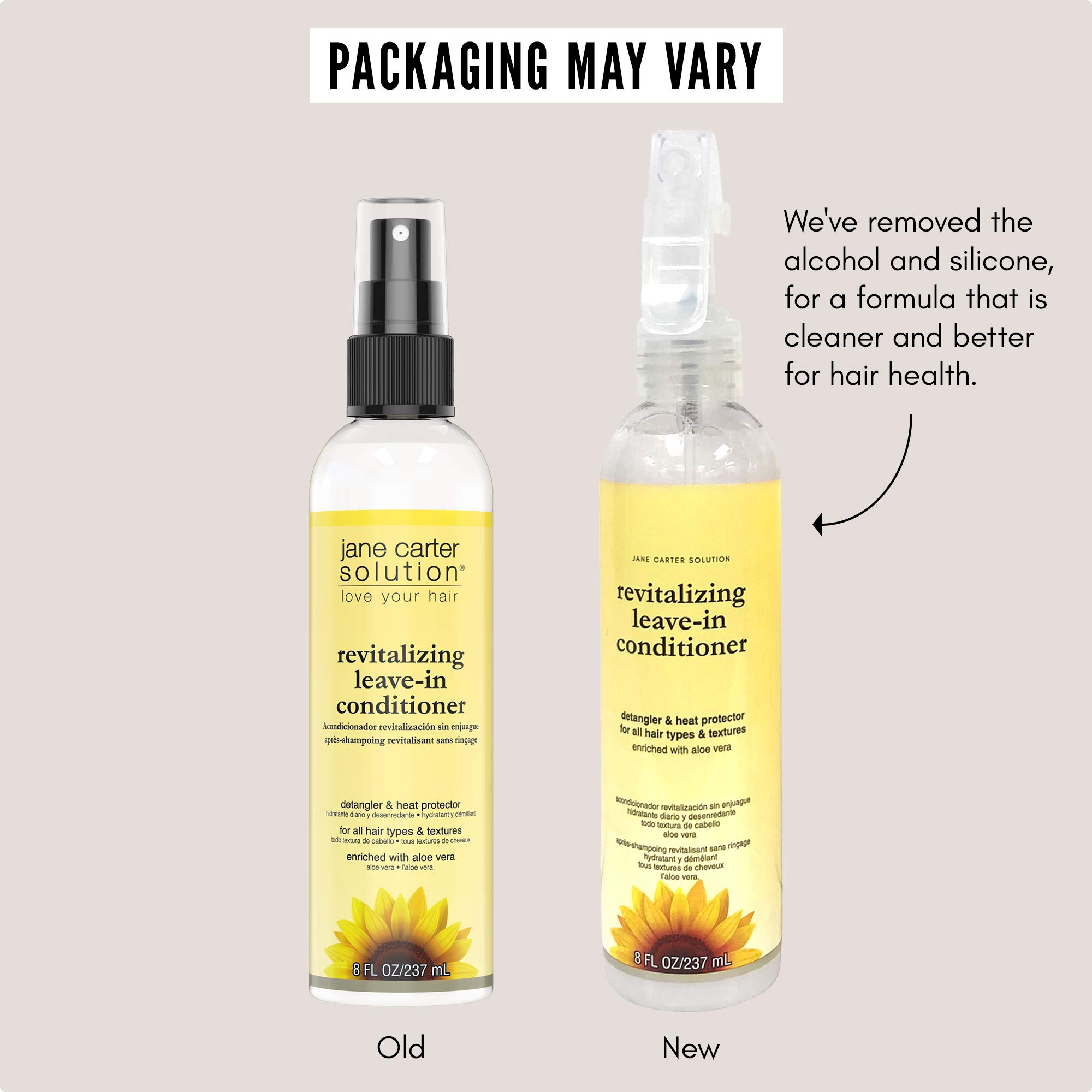 JANE CARTER SOLUTION Revitalizing Leave-In Conditioner Spray (8oz) - Moisturizing, Heat Protectant, Reduce Frizz