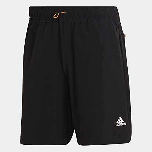 adidas Men's TRVL Lightweight Shorts, Black, Large