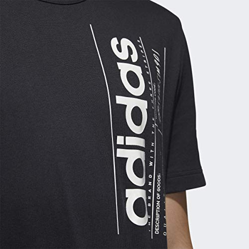 adidas Men's Brilliant Basics T-Shirt Black/White Small