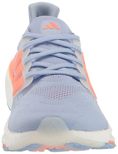 adidas Women's Ultraboost Light Running Shoes (Ultraboost 23) Blue Dawn/Coral Fusion/Blue Fusion 8.5