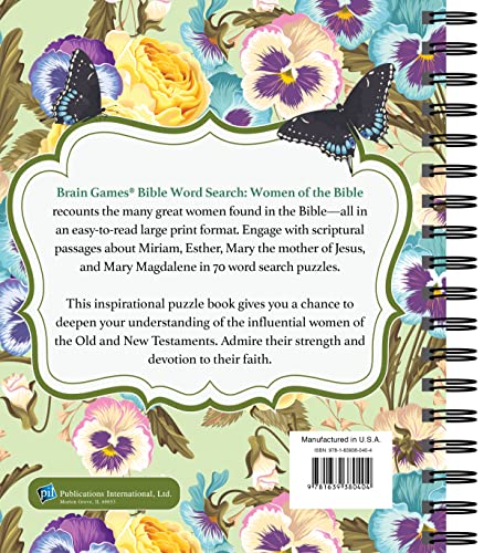 Brain Games - Large Print Bible Word Search: Women of the Bible (Brain Games - Bible)