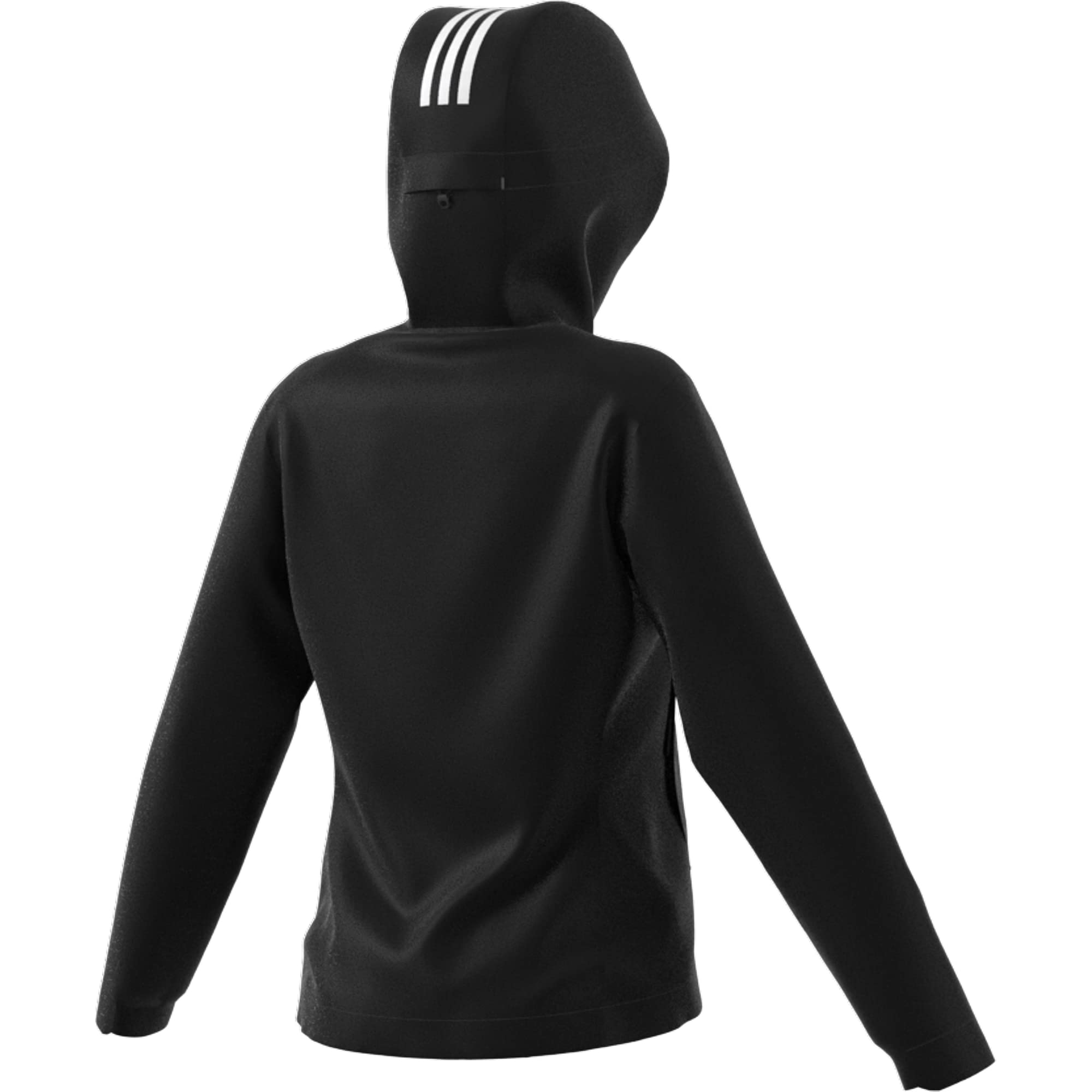 adidas womens Basic 3-Stripes RAIN.RDY Jacket Black Medium