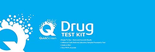 QuickScreen Single Panel Opiates OPI Drug Test, 10