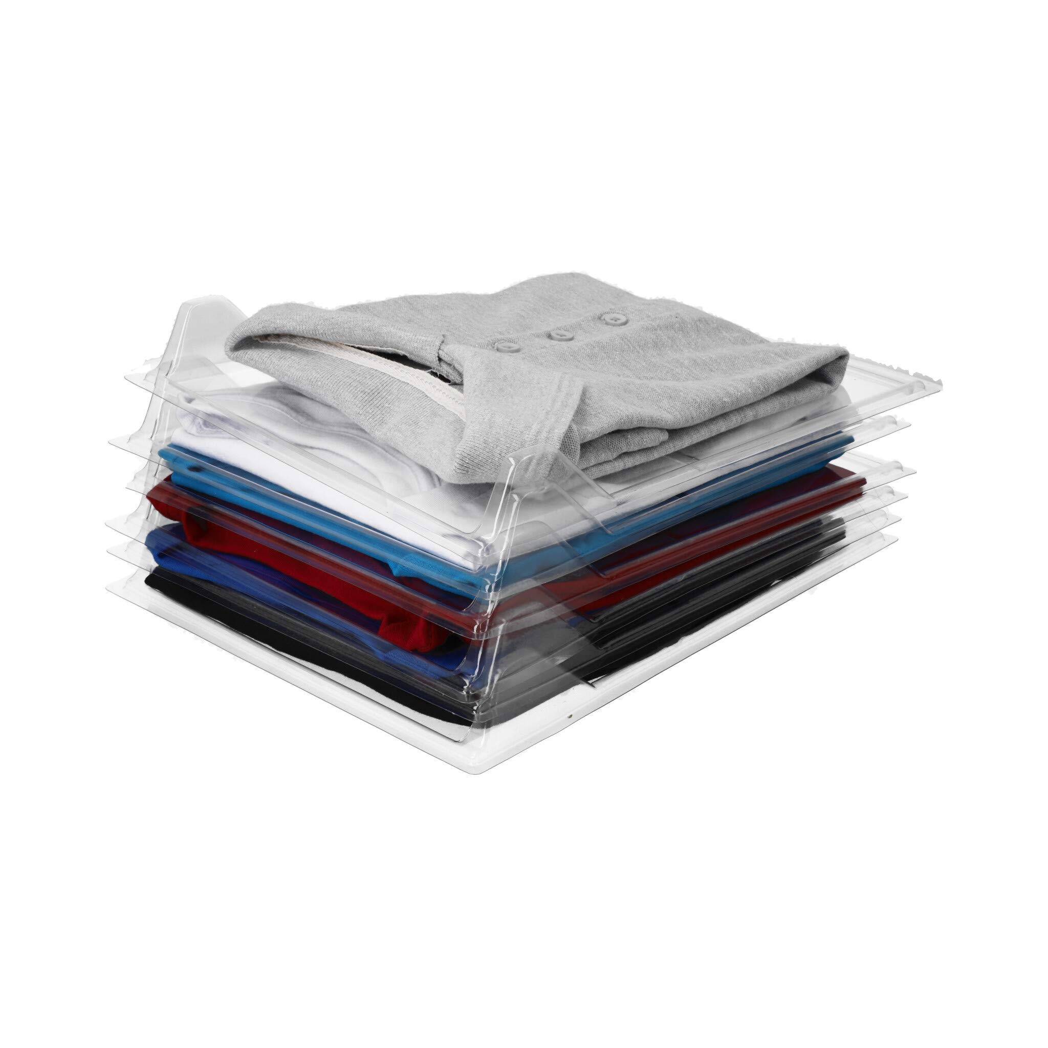 FUGAZ, Organizer Shirt, for organize shirts, shirts, polo shirts, t-shirts, Durable, Stackable, 40 pack