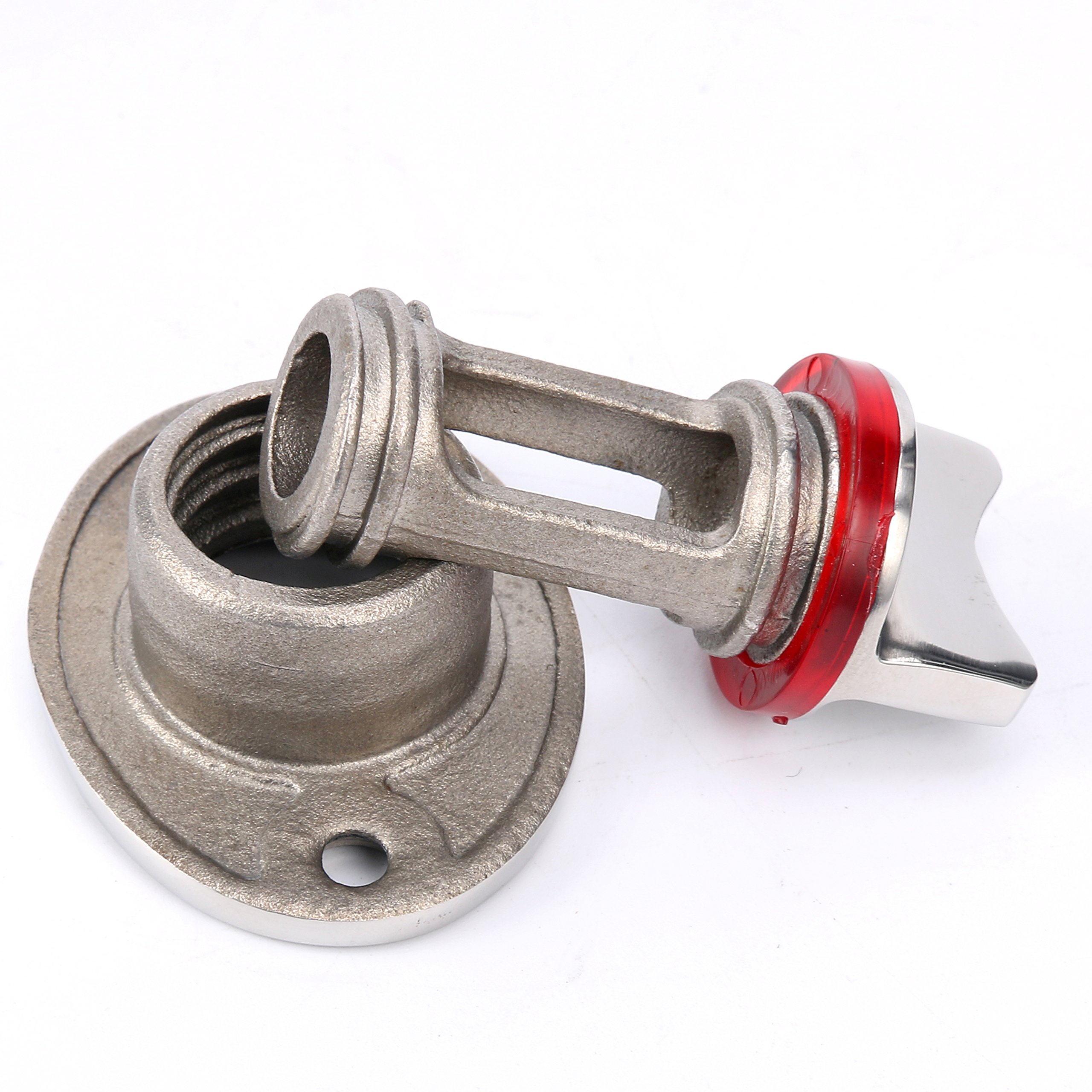 Amarine Made Oval Garboard Drain Plug Stainless Steel Boat Fits 1'' Hole, Thread for 3/4'' (1) Marine Bilge Plug Kit