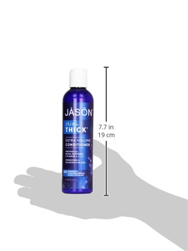 Jason Natural Cosmetics Conditioner, Thin-To-Thick Hair & Scalp Therapy, 8 oz
