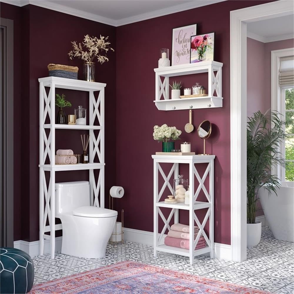 RiverRidge La Crosse 36" Bathroom Storage Tower Shelving