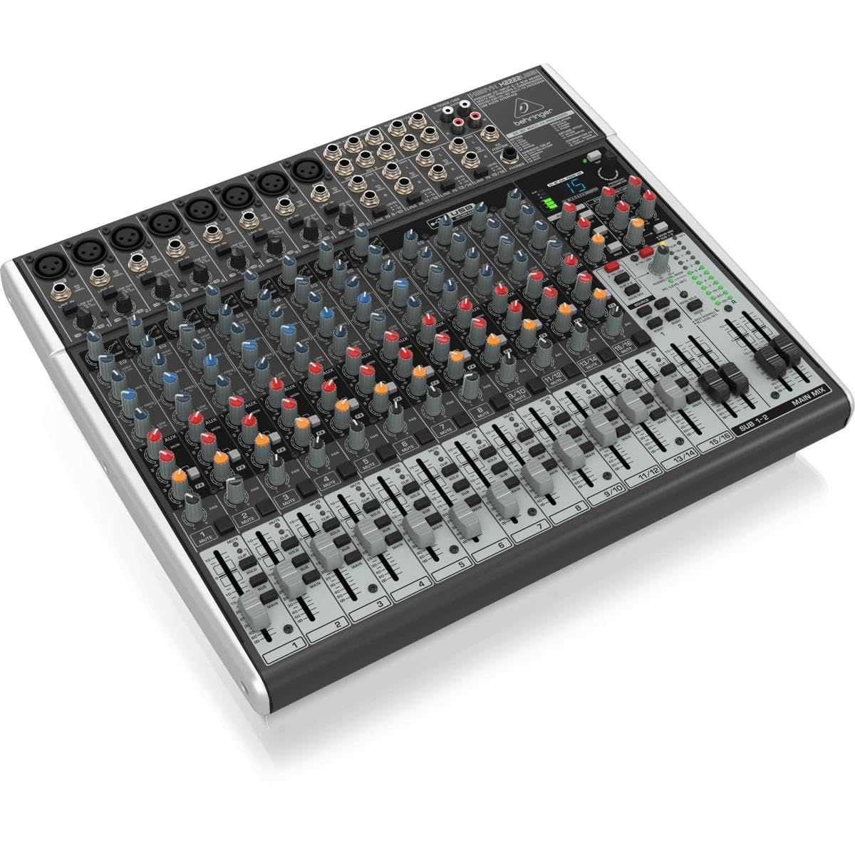 Behringer Xenyx X2222USB Mixer with USB and Effects
