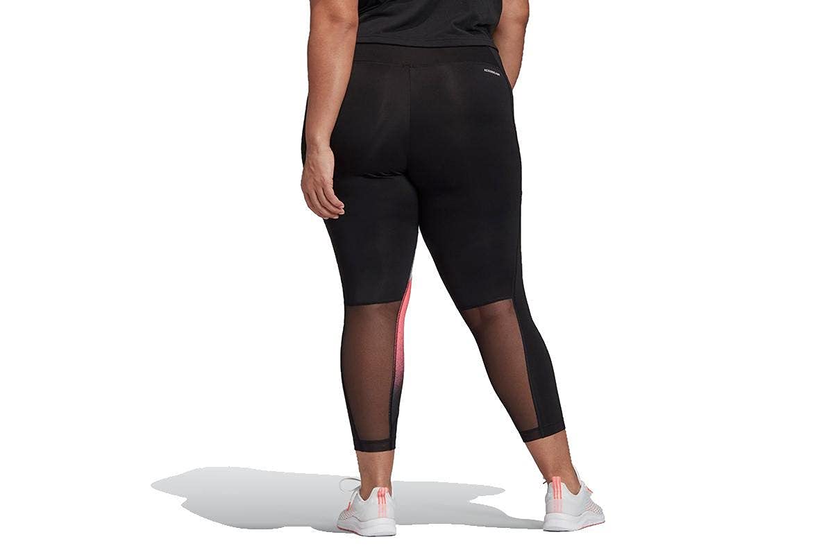 adidas womens Unleash Confidence FeelBrilliant 7/8 Tights Team Royal Blue/White 1X